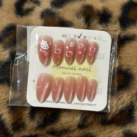 Makeup | Hello Kitty Pink Nail Set | Poshmark